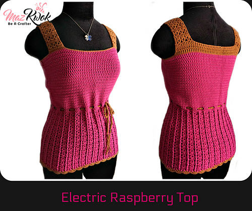 Ravelry: Electric Raspberry Top pattern by Maz Kwok
