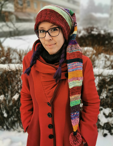 My old fashioned stocking hat : r/knitting