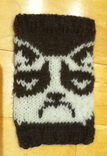 Ravelry: McLovin's Grumpy Cat Coffee Cup Sleeve