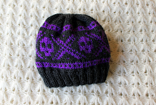 Ravelry: Marius hats - scull, heart, smiley pattern by Maren Lie Malmo