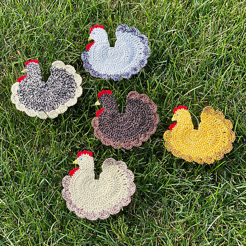 Ravelry: Chicken Hot Pad pattern by Marsha Sparks
