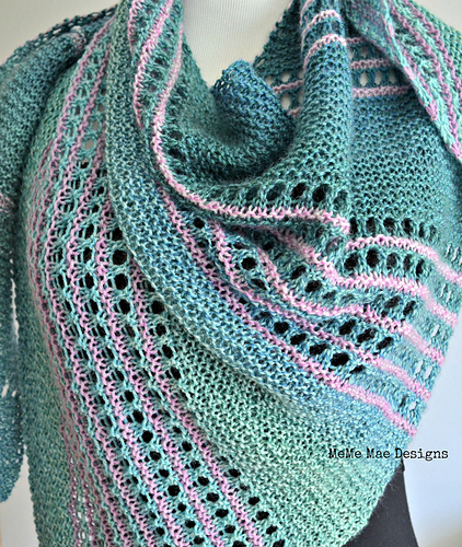 Ravelry: Color Code Shawl pattern by Justina McBride