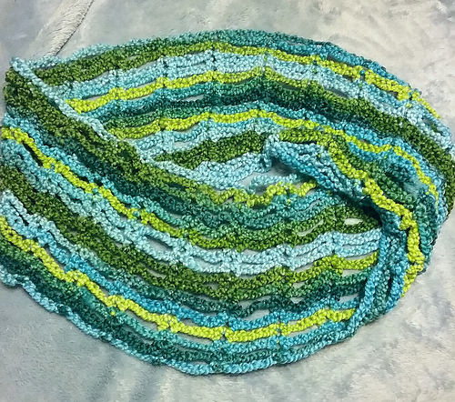 Ravelry: Lacy Ladder Cowl pattern by Molly Dumbris