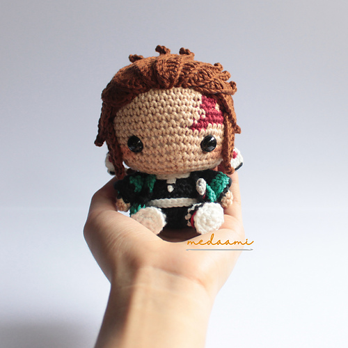 Ravelry: Tanjiro Demon Slayer Amigurumi pattern by Imelda Liputri