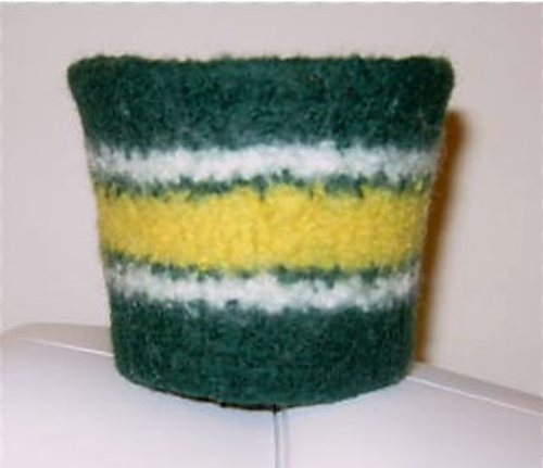 Ravelry: Felted Cup Cozy pattern by Julie Murray Ziegler