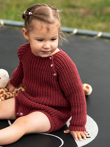 Ravelry: Cozy Romper pattern by Marina Balambaeva