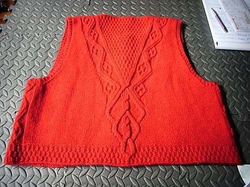 Ravelry: Clock Vest pattern by Cheryl Oberle