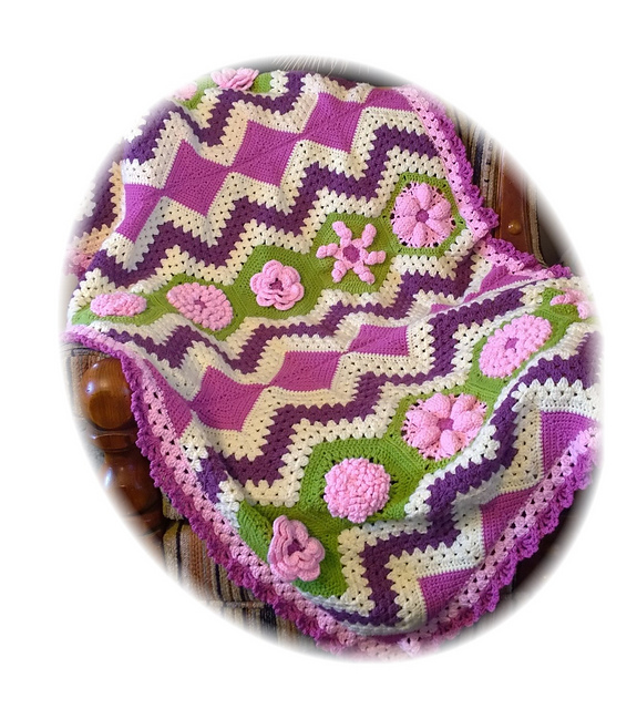 Ravelry: Mrs. Ghan Afghan pattern by Melinda Miller