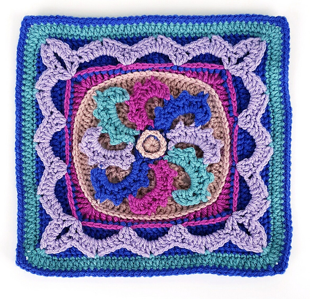 Ravelry: Picturesque Afghan Square pattern by Melinda Miller