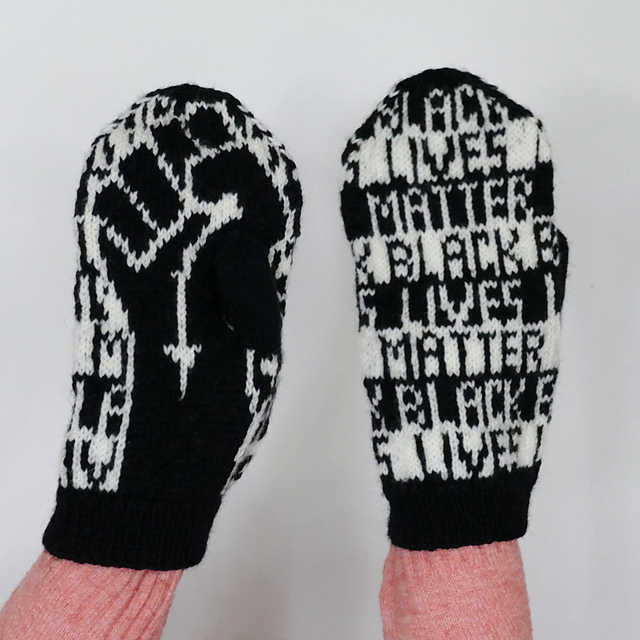 Ravelry: Black Lives Matter Mittens pattern by Melisa Rintala