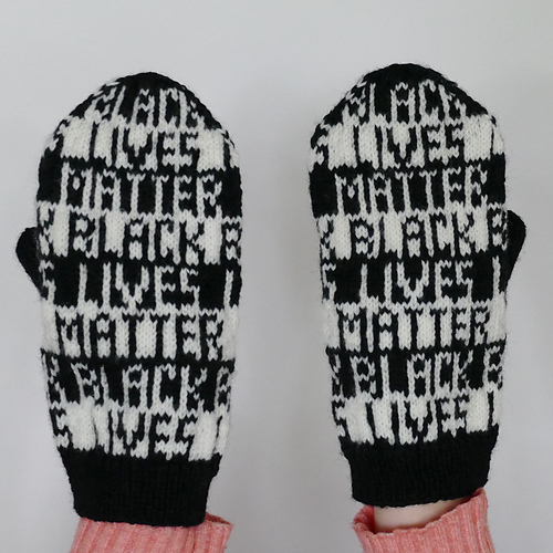 Ravelry: Black Lives Matter Mittens pattern by Melisa Rintala