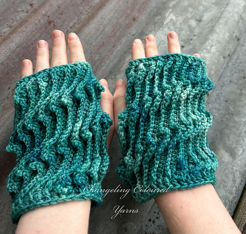 Ravelry: Sculptured Waves Mittens pattern by MelissaFleur Hughes