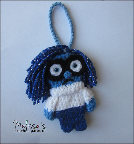 Ravelry: Sadness Luggage or Backpack Tag pattern by Melissa's Crochet ...