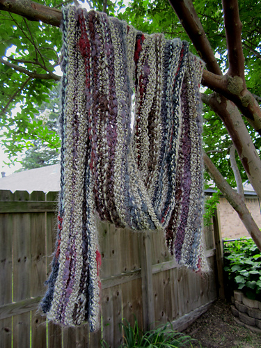 Ravelry: Lengthwise Knit Scarf pattern by Jodi Lewanda