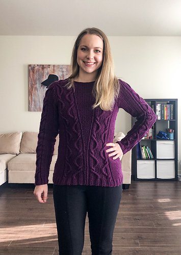 Ravelry: Free Falling Pullover pattern by Linda Marveng