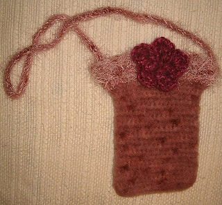 Ravelry: Felted Fireworks Purse pattern by Jackie Young