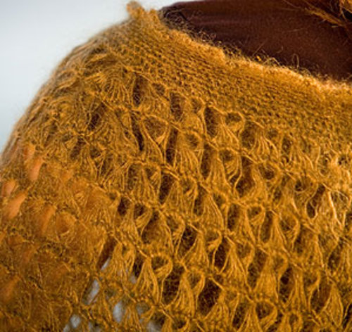 Ravelry: Broomstick Lace Capelet pattern by Kate Pullen