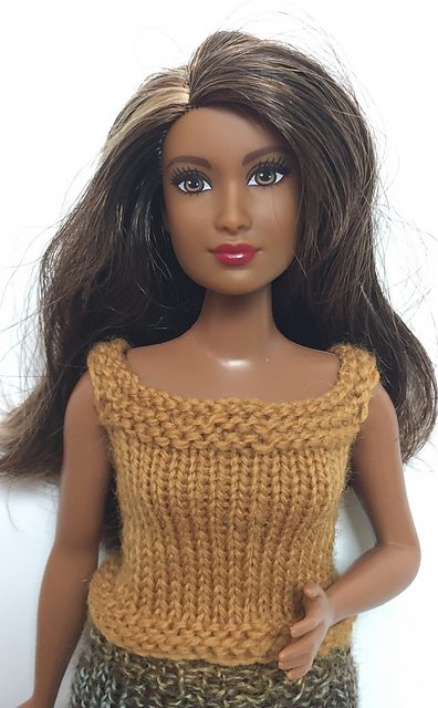 Ravelry: Curvy Barbie Tank Top ALL Sizes pattern by Kelly Kayfish