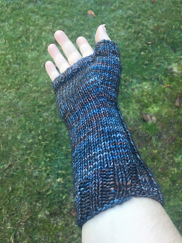 Ravelry: Cable Weave Gauntlet pattern by M. Hains Designs
