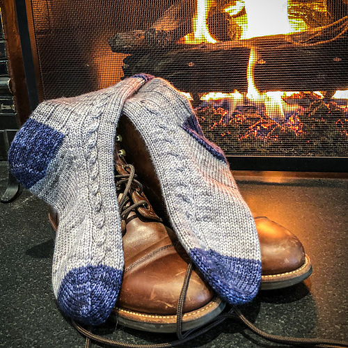 Ravelry: Stormy Weather DK Sock pattern by Michael Seelbach