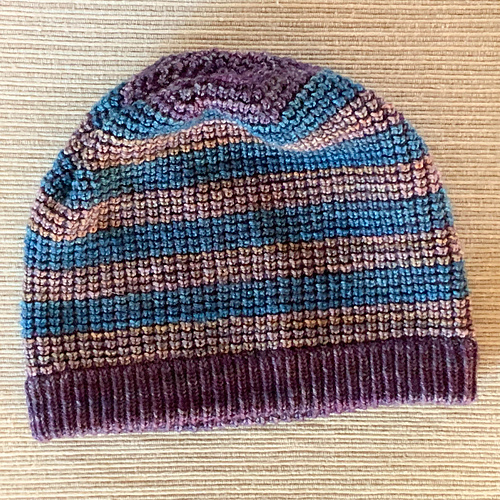 Ravelry: Pixel Striped Beanie pattern by Michael Steffen