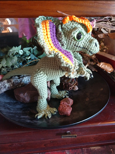 Ravelry: Dexter the Dilophosaurus Dinosaur Amigurumi pattern by Charlyn ...