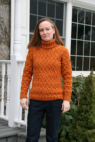 Ravelry: Shadow Cables Pullover pattern by Patons
