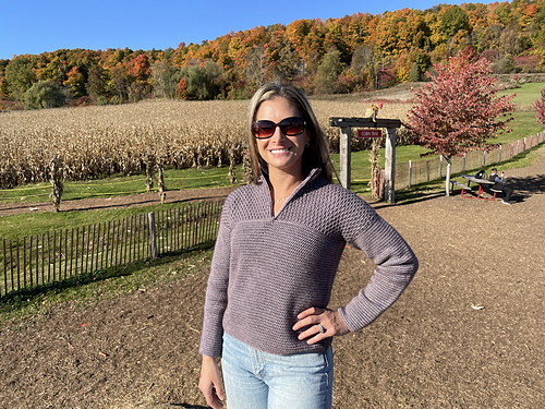 Ravelry: Keira Quarter Zip pattern by Courtney A. Clark