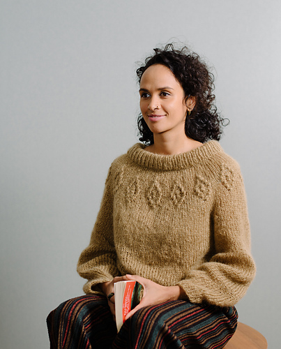 Ravelry: Macrame Motif Sweater pattern by Midori Hirose