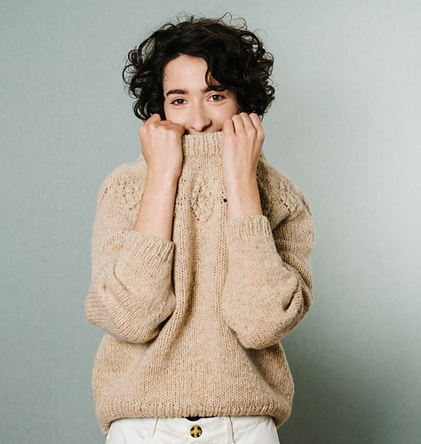 Ravelry: Macrame Motif Sweater pattern by Midori Hirose