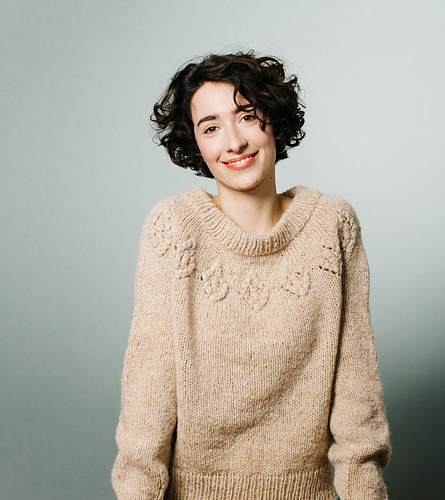 Ravelry: Macrame Motif Sweater pattern by Midori Hirose