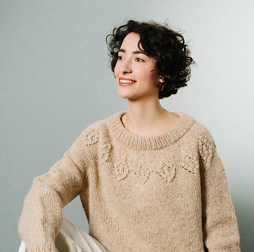 Ravelry: Macrame Motif Sweater pattern by Midori Hirose