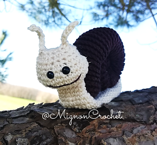 Ravelry: Sheldon the snail pattern by Mignon Crochet