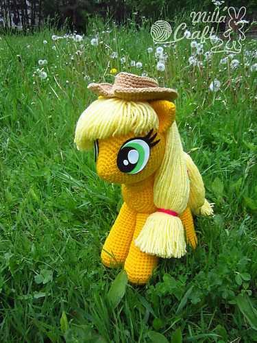 Ravelry: Applejack from My Little Pony pattern by Milla Craft