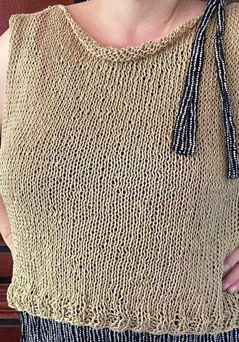 Ravelry: Simple Linen Tank pattern by Nikki Shipard