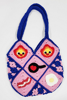 Ravelry: Fire Demon's Breakfast Tote pattern by Millie Wohlford