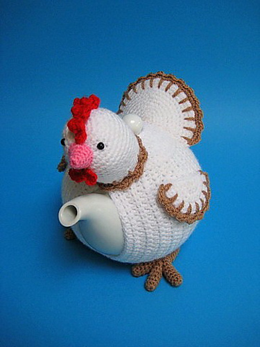Ravelry: Chicken Tea Cosy Animal Teapot Cozy Easter Spring pattern by ...