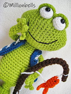 Ravelry: Frog Jimmy Amigurumi Toy Animal pattern by Millionbells