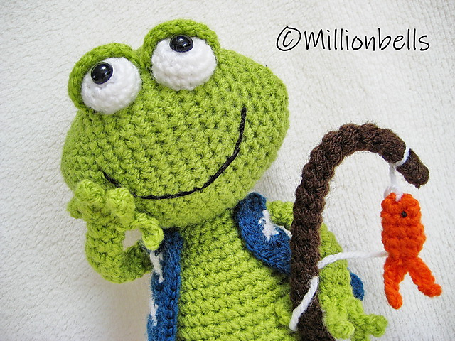 Ravelry: Frog Jimmy Amigurumi Toy Animal pattern by Millionbells