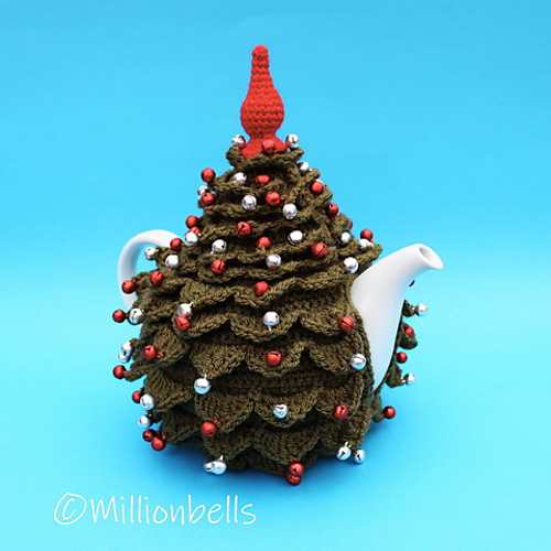 Ravelry: Christmas Tree Tea Cosy Teacosy pattern by Millionbells