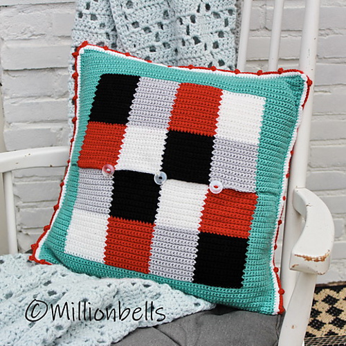 Ravelry: Pillow Cover Classic Beetle Retro Car pattern by Millionbells