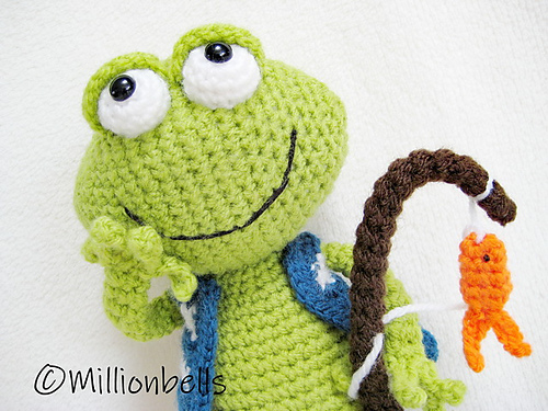 Ravelry: Frog Jimmy Amigurumi Toy Animal pattern by Millionbells