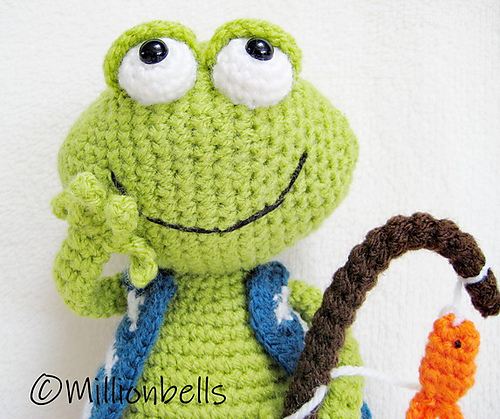 Ravelry: Frog Jimmy Amigurumi Toy Animal pattern by Millionbells