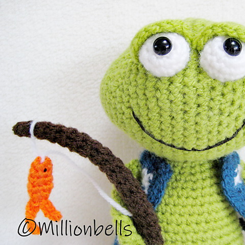 Ravelry: Frog Jimmy Amigurumi Toy Animal pattern by Millionbells