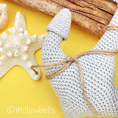 Ravelry: Amigurumi Anchor Ornament pattern by Millionbells