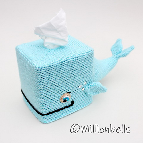 Ravelry: Whale Tissue Box Cover Animal pattern by Millionbells