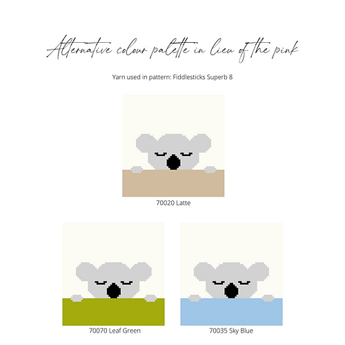 Ravelry: Lullaby koala blanket pattern by Mimi Monk