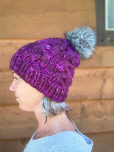 Ravelry: Biggie Braids Beanie pattern by Taylor LaRocco