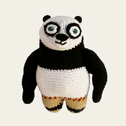 Ravelry: Kung Fu Panda pattern by Anabel Catalan