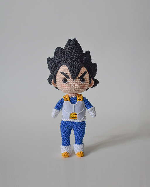 Ravelry: Vegeta Amigurumi pattern by Estefanía Fernandez Baston
